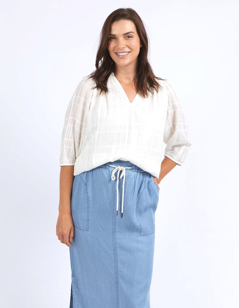 Elm Isabella Blouse Marshmallow | Shine On Outlet