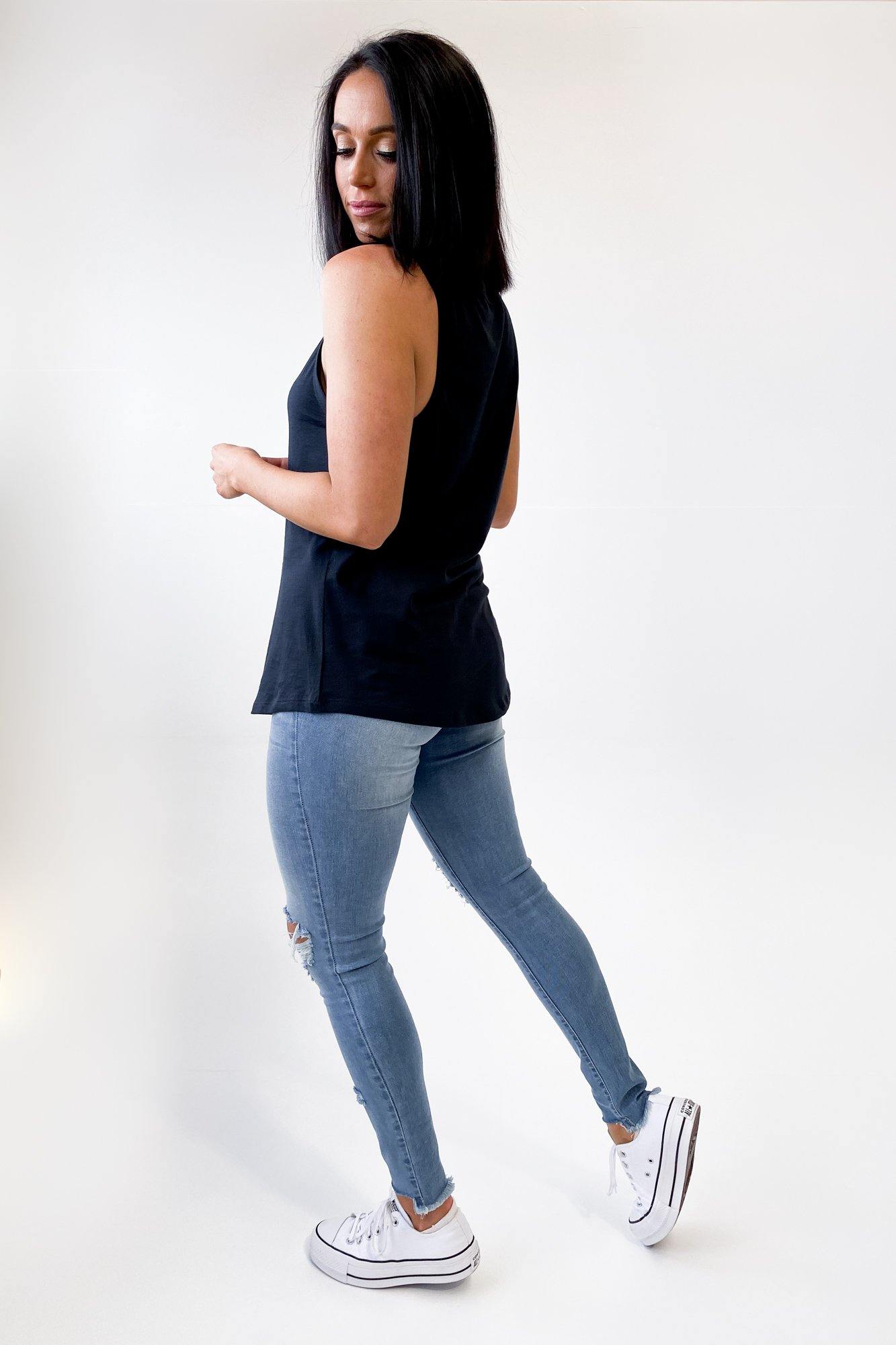 AS Colour Sunday Singlet Navy | Shine On Outlet