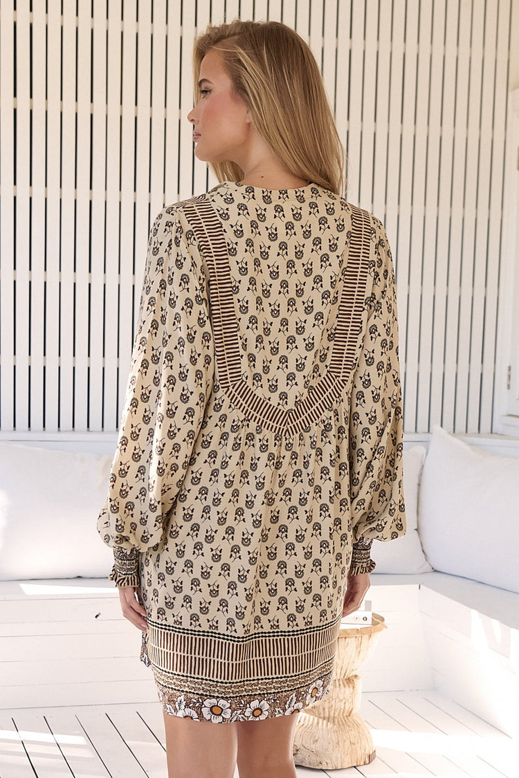 Jaase Ines Mini Dress Louella Print | Shine On Outlet